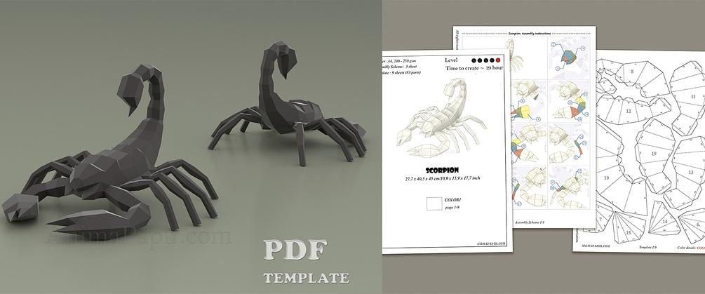 Scorpion Papercraft