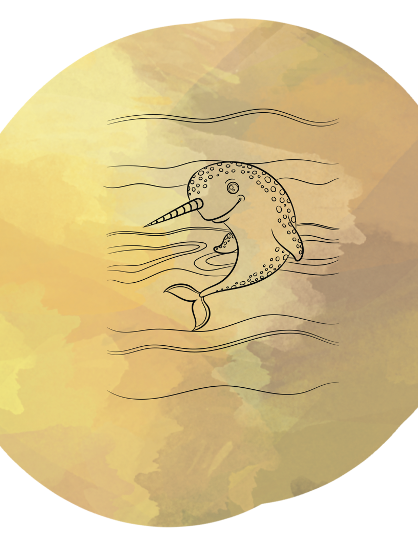Narwhal Printable Coloring Pages Book 2