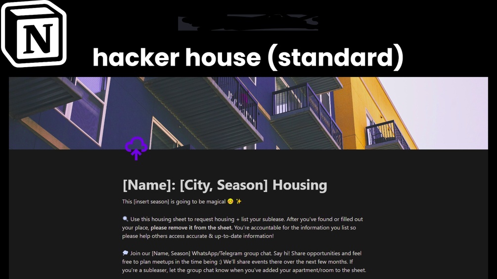 Hacker-House Template