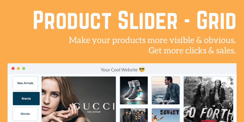 Product Slider : Grid - Get More Clicks & Sales