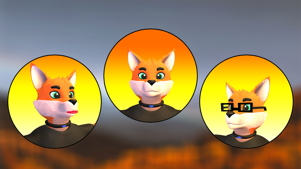 Foxes (VRChat 3D Model, Fox Avatar)