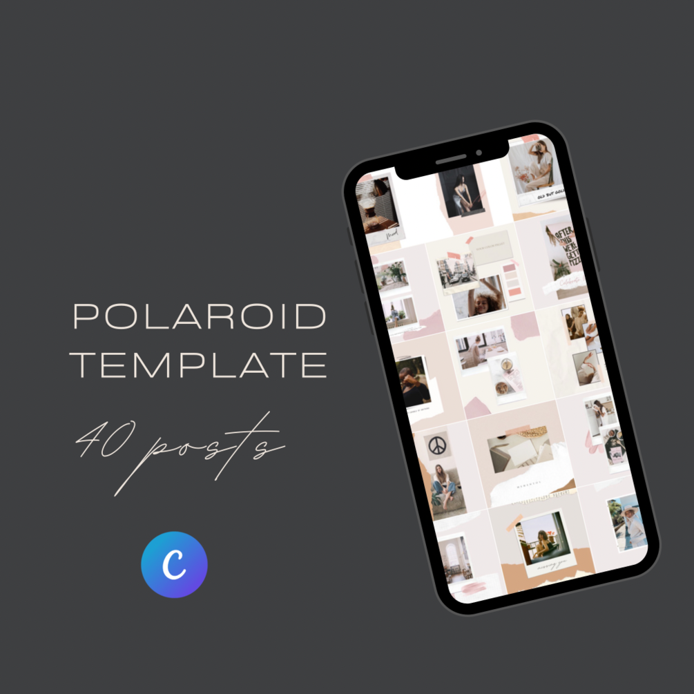 Canva Instagram Template | Polaroid