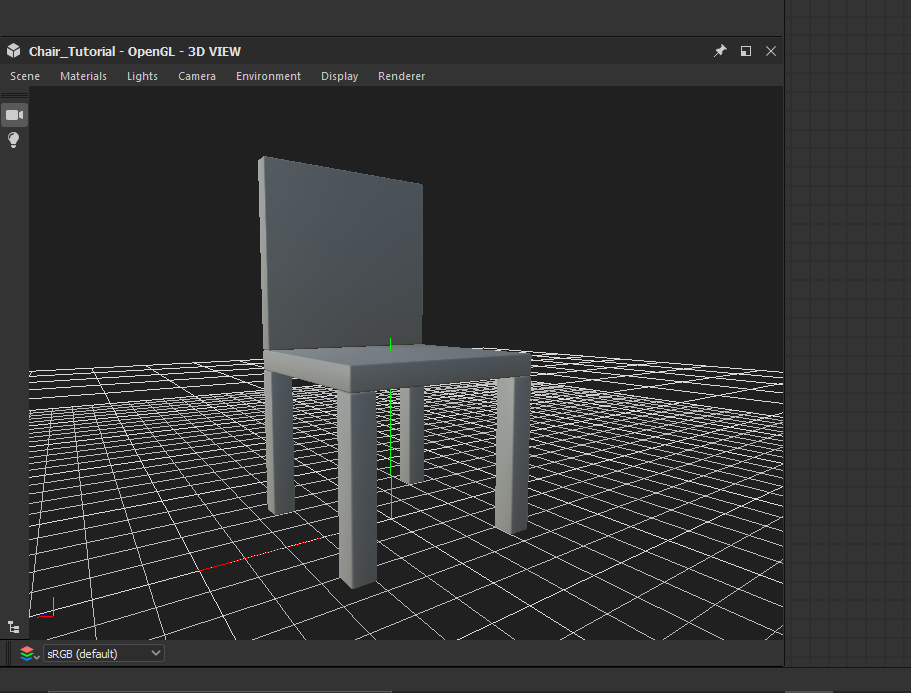 Procedural Chair Model Graph