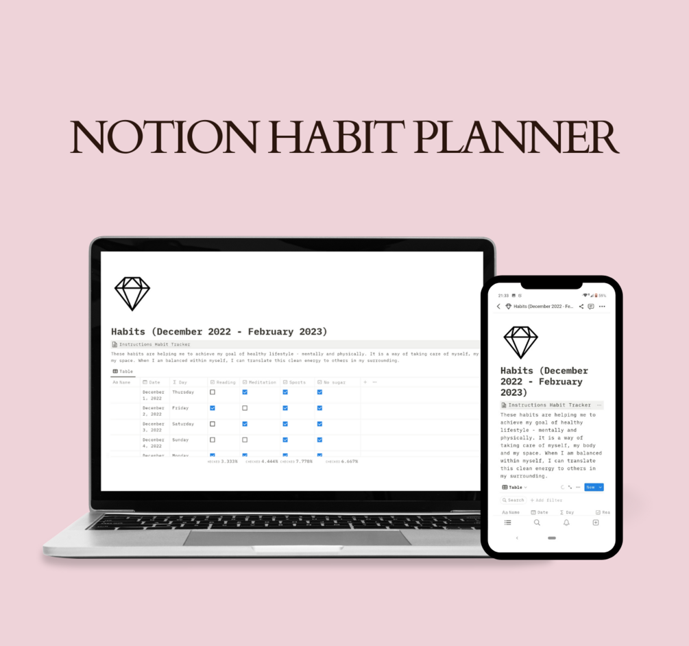 Notion Habit Tracker
