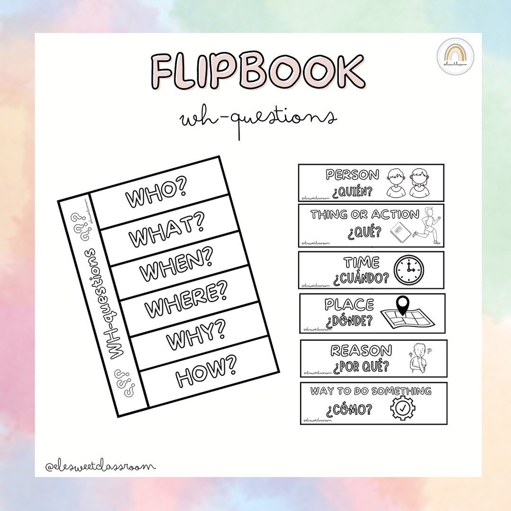 Flipbook WH questions