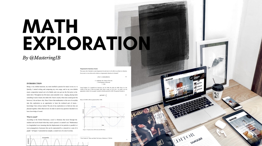 Math Exploration IA SL that scored 100%