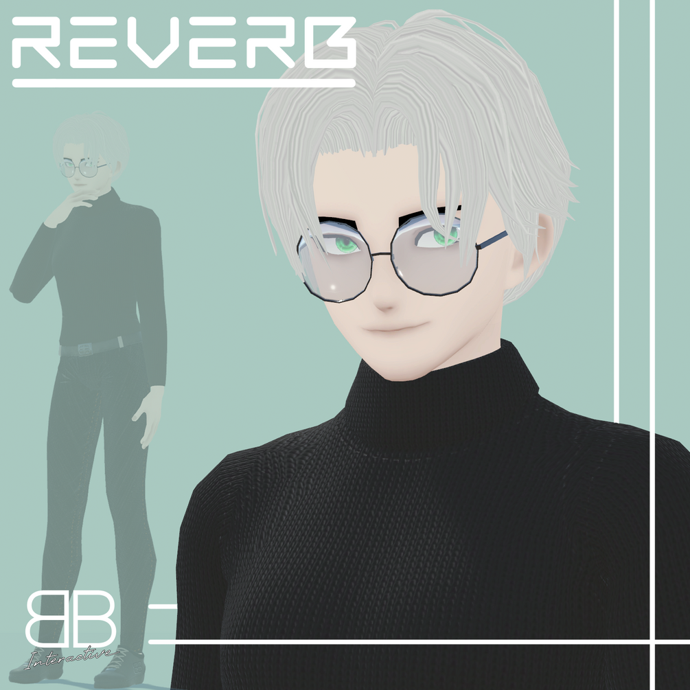 [Original 3D Model] REVERB Male VRChat Base Model + Avatar