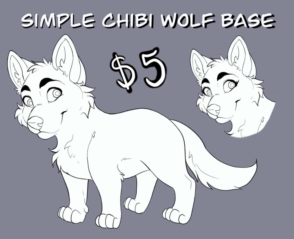 Chibi Wolf Base
