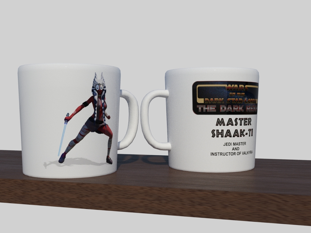 Coffee Mug: Jedi Master Shaak-Ti from The Dark Reign
