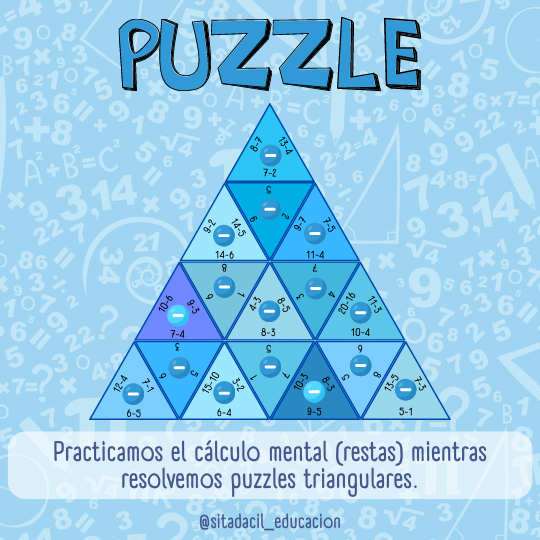 Puzzle triangular