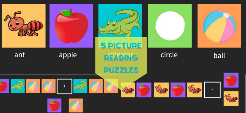 EDB: Get Your Preschoolers Reading with Picture Reading Puzzles (L0-1B)