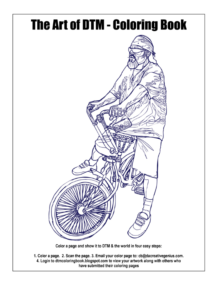 Art of DTM Coloring Book 2011