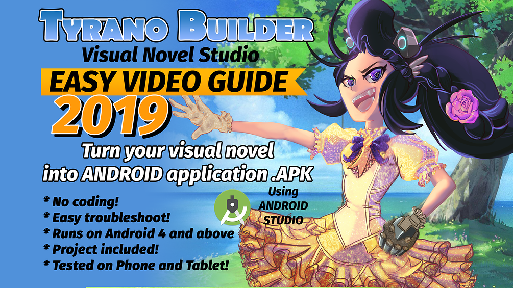 Tyrano Builder - How to create .apk for android (video training)