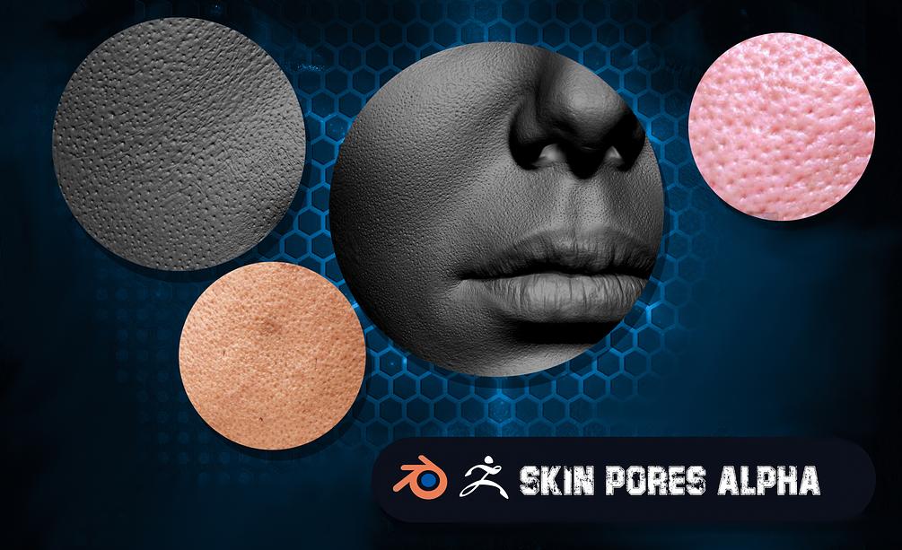 Skin Pores For Zbrush And Blender