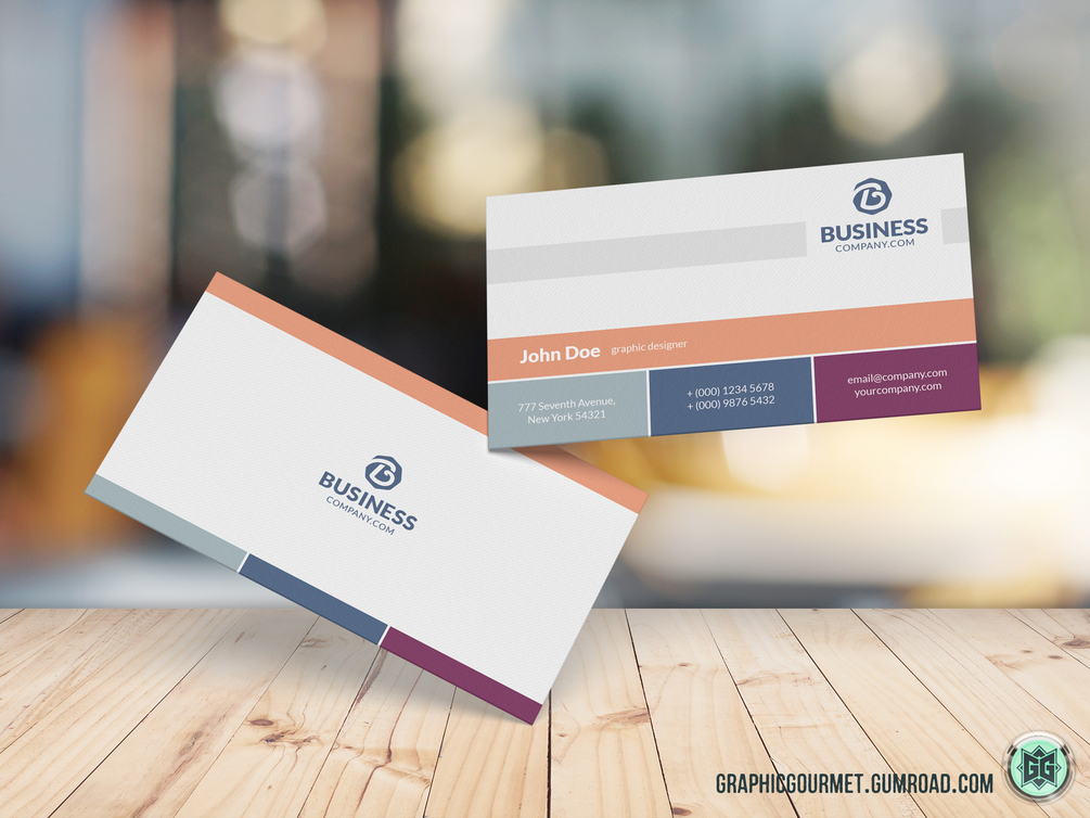 Personal Business Card Template v01
