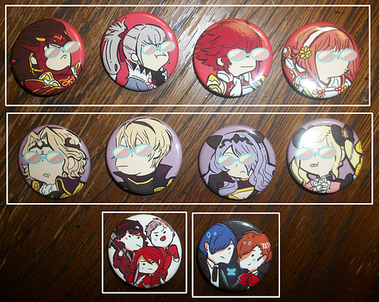 [Fire Emblem; Persona 3 | Buttons] you pick
