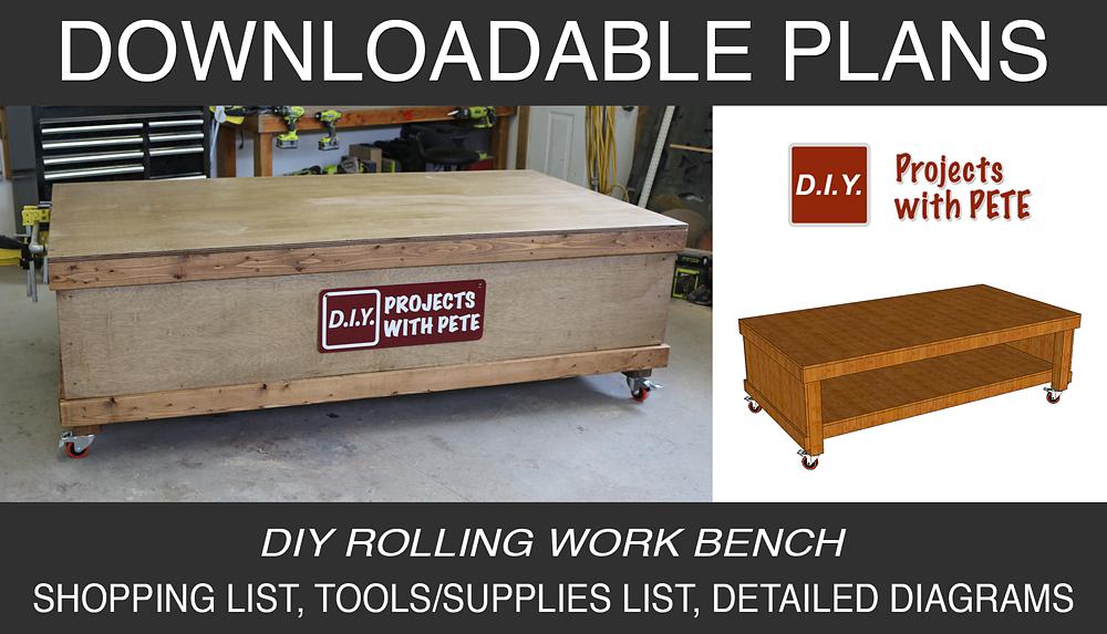 DIY Rolling Workbench Plans