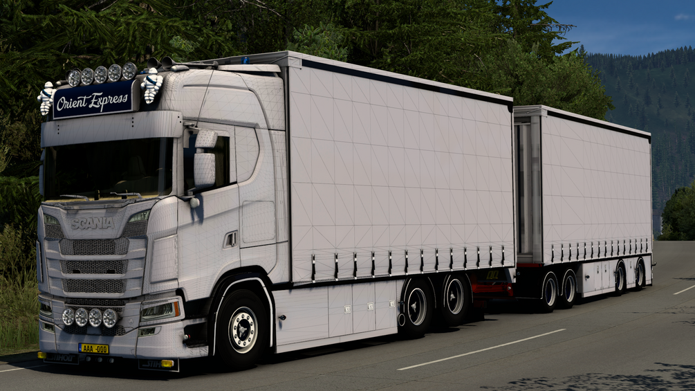 Scania next gen combo + trailer