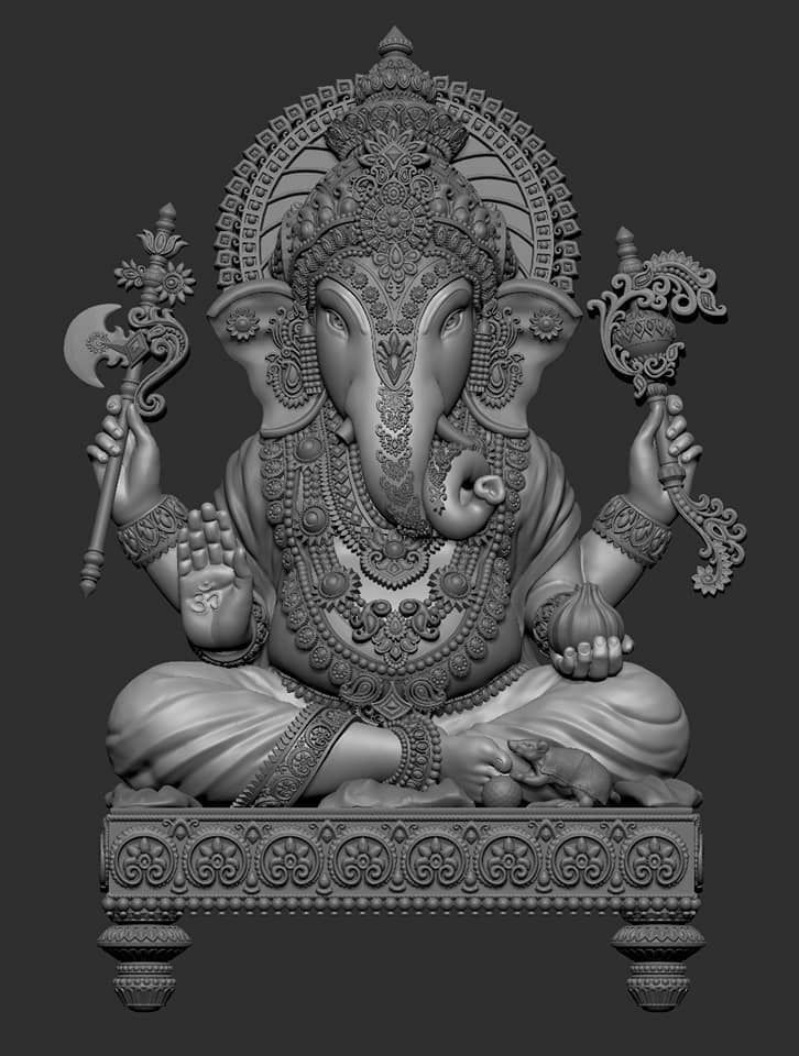 Ganesh Ji 3D Printable Model
