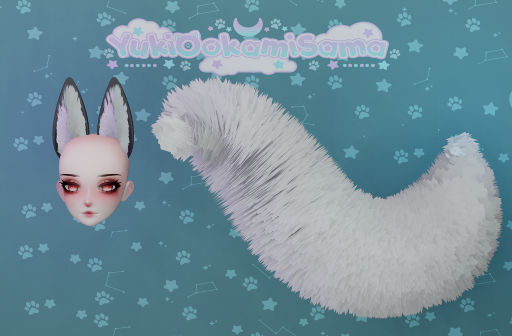 Fluffy Fox Tail and Ears