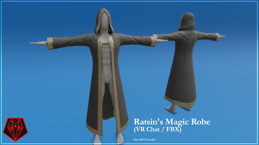 Ratsin's Magic Robe (VRChat/FBX)