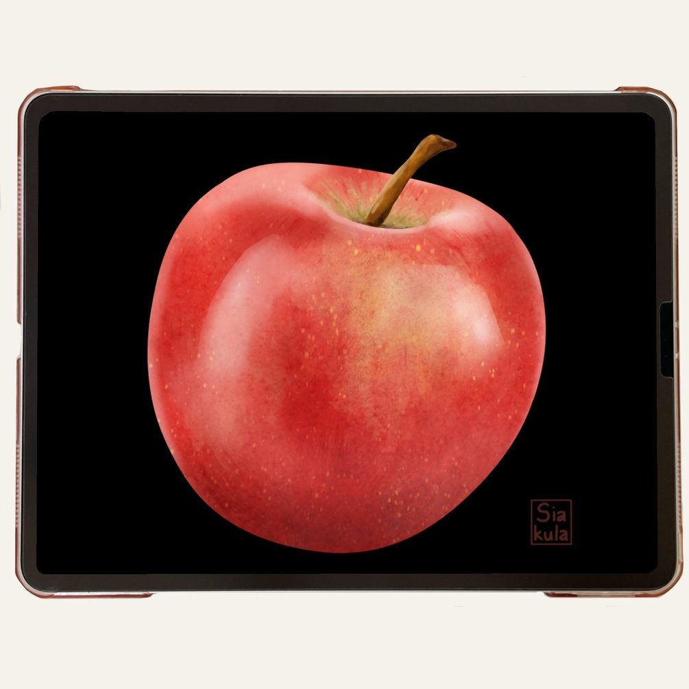 Realistic Apple Drawing tutorial