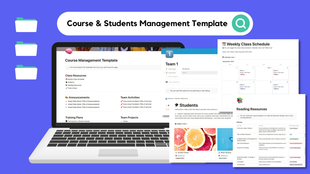 Course & Students Management [Notion Template]