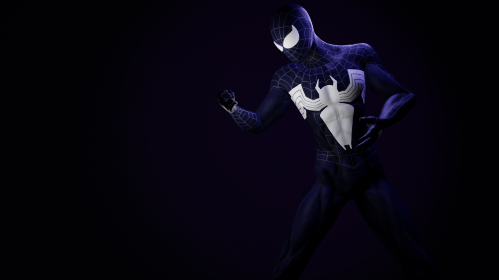 The Fantastic Symbiote Spider-Man VRChat Model Unity package