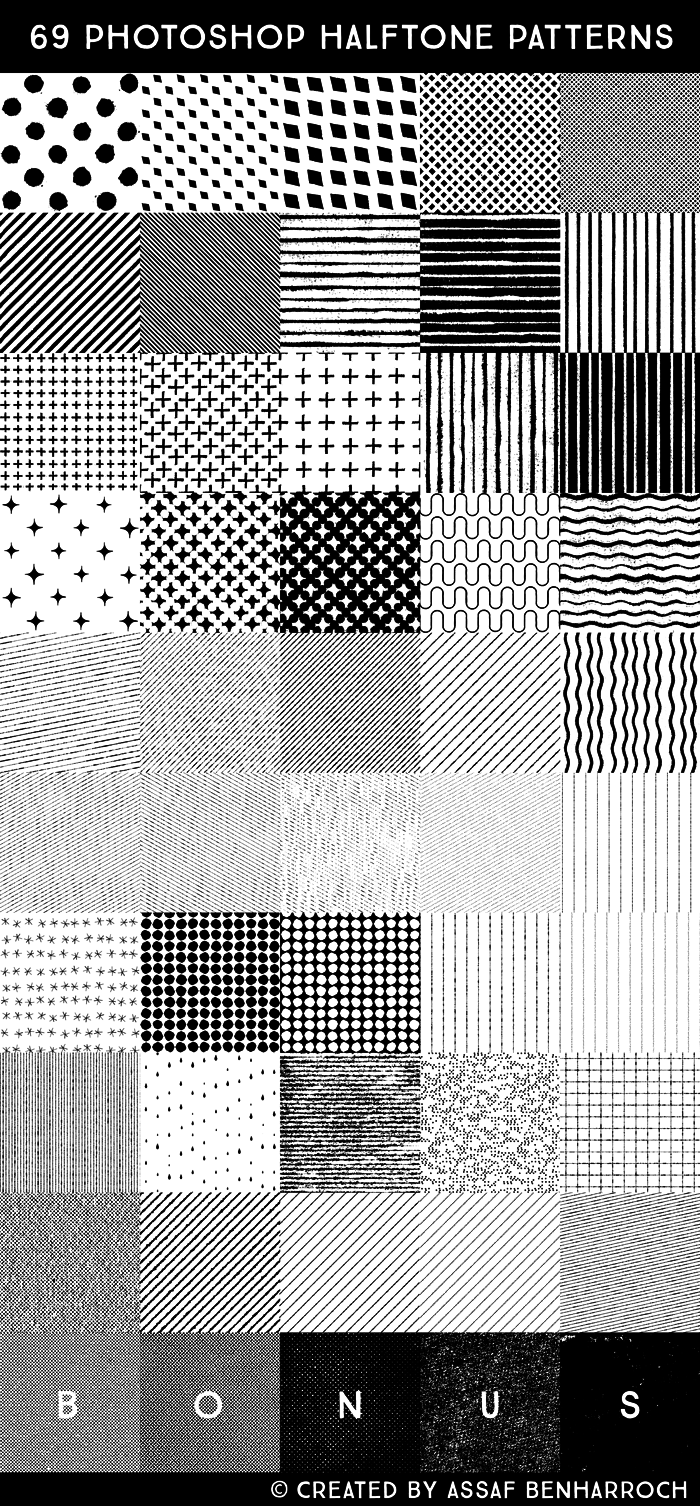 Photoshop Halftone Patterns