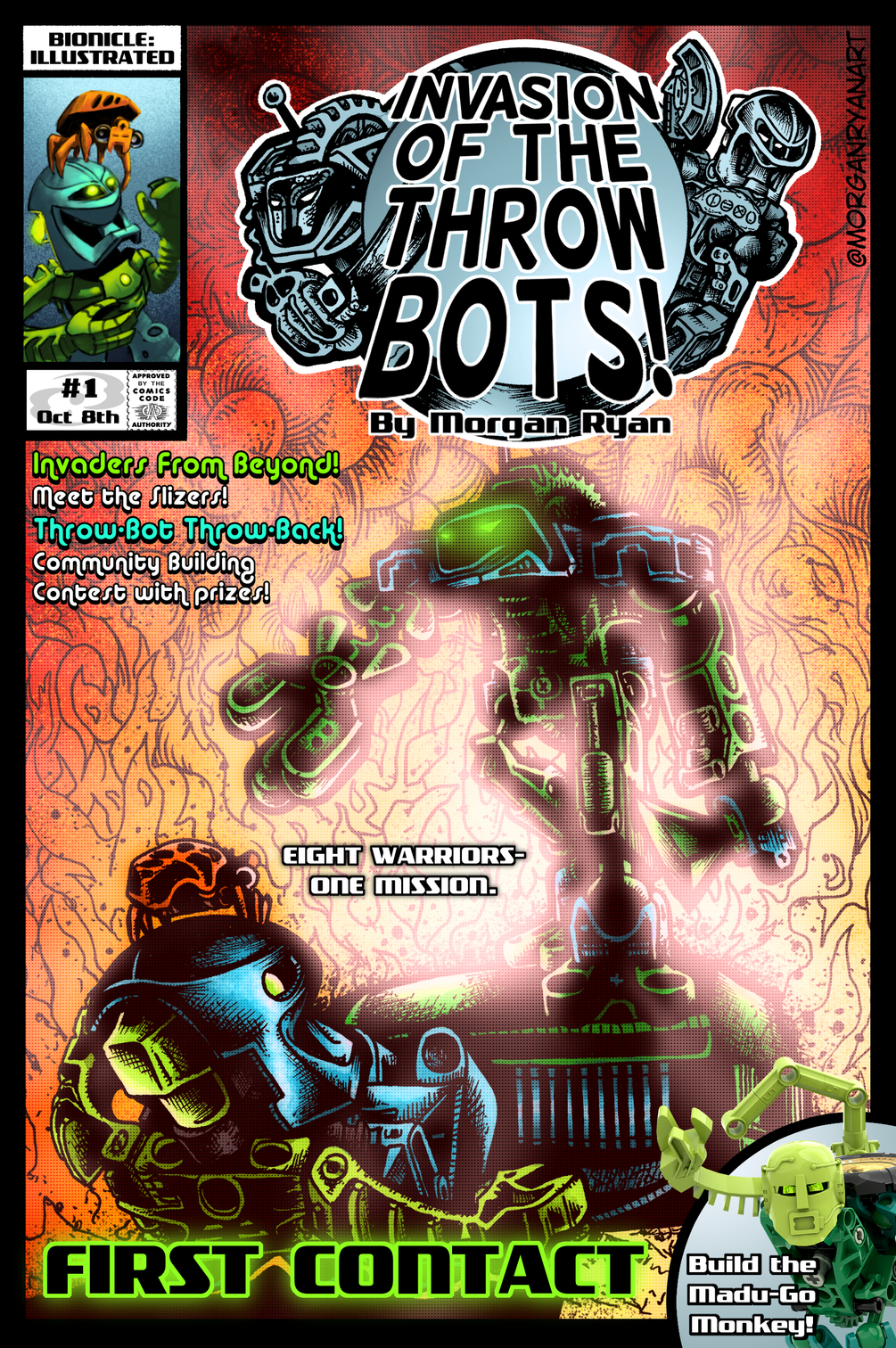 Bionicle: Invasion of the Throwbots #1: First Contact Fan-Zine