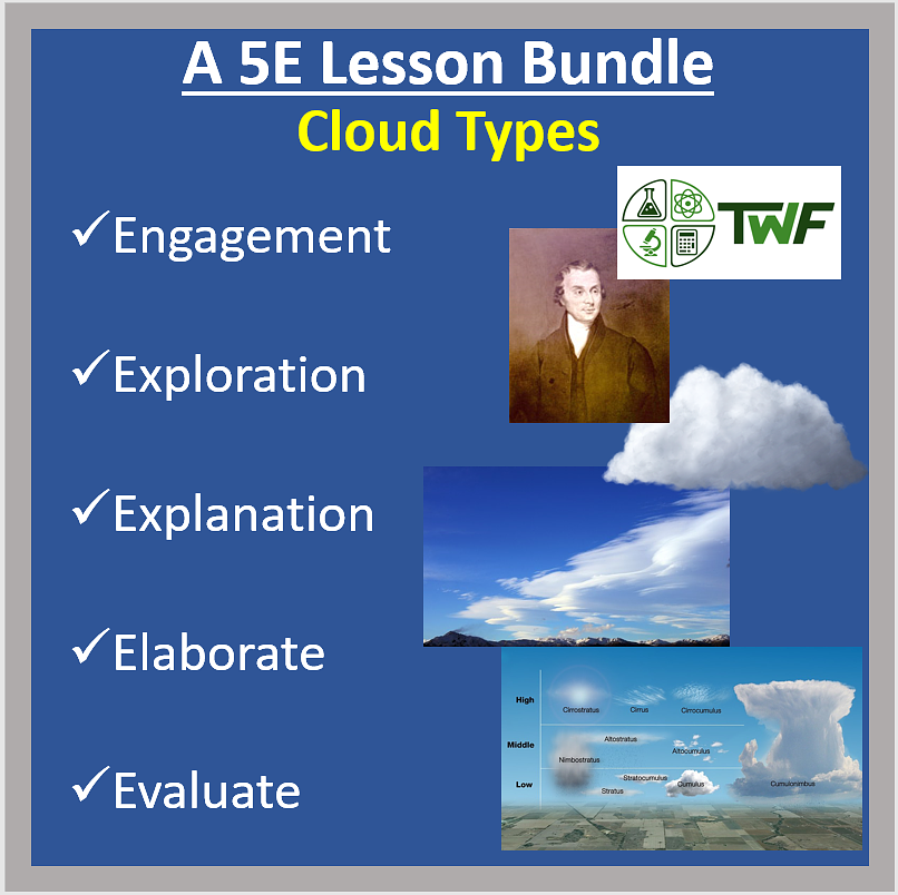 Cloud Types - 5E Lesson Bundle