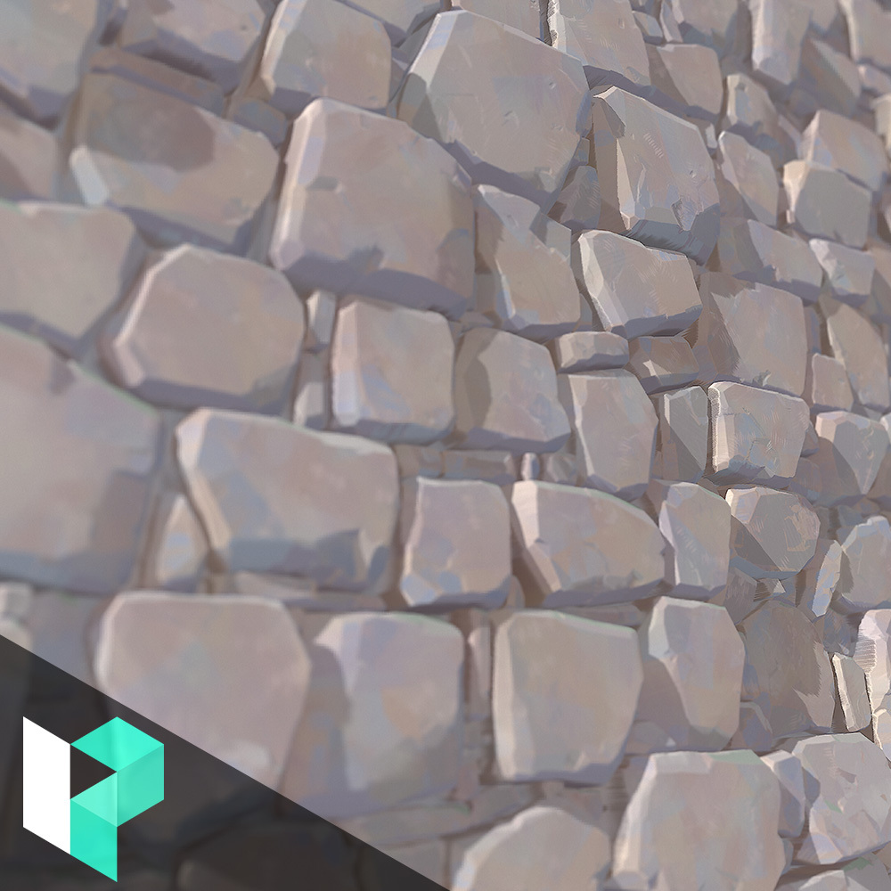 Stylized Castle Wall in ZBrush and Designer | Wang Shuchang
