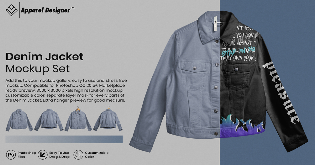 DENIM JACKET MOCKUP