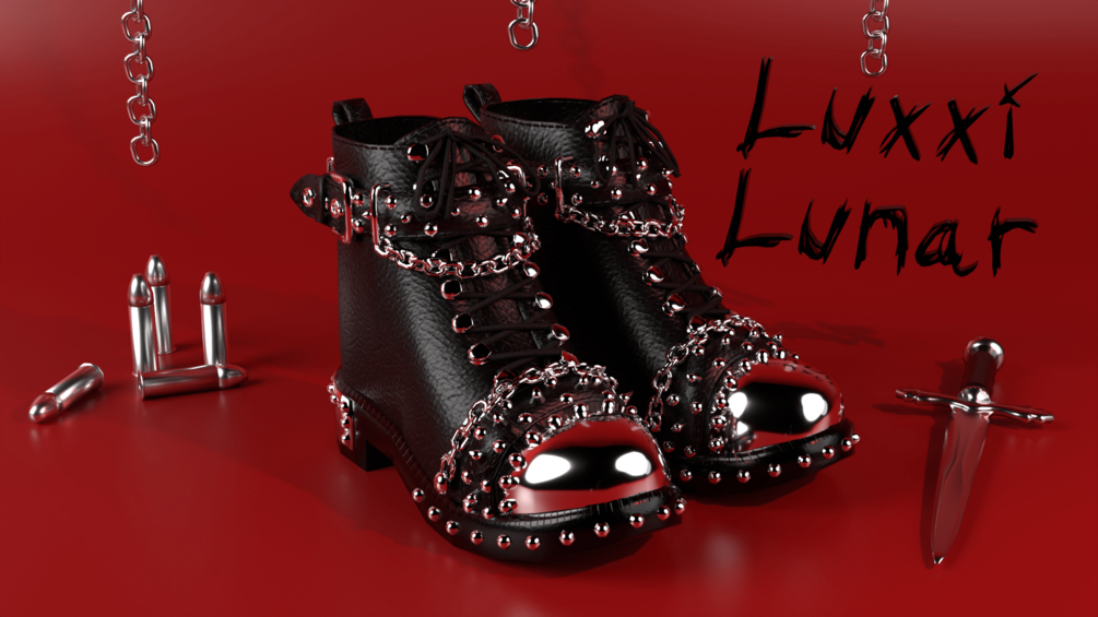 Goth Studded Shoes - 60+ Colour Variations - Highly Customisable ...