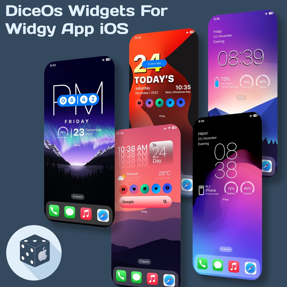 DiceOs Widgets For Widgy app iOS