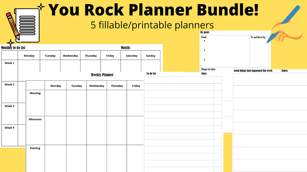 You Rock Planner Bundle