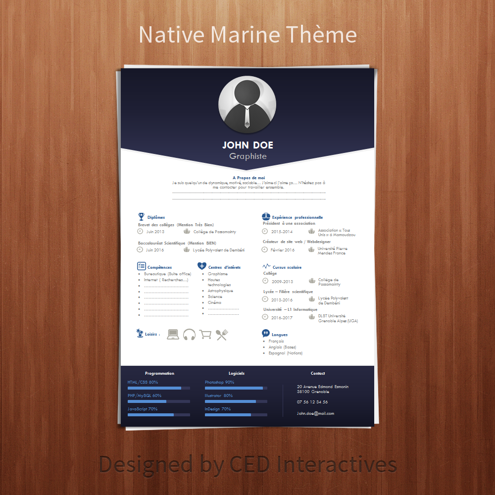 CV Design Template - Native Marine
