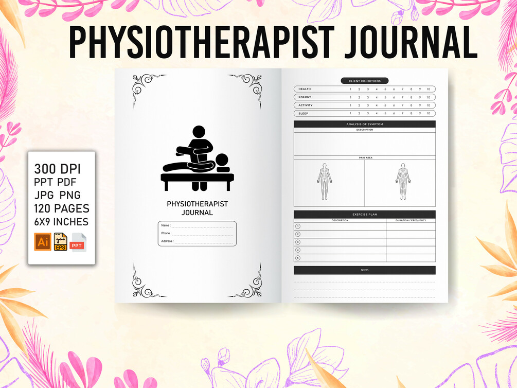 Physiotherapist Notebook Journal For Kdp