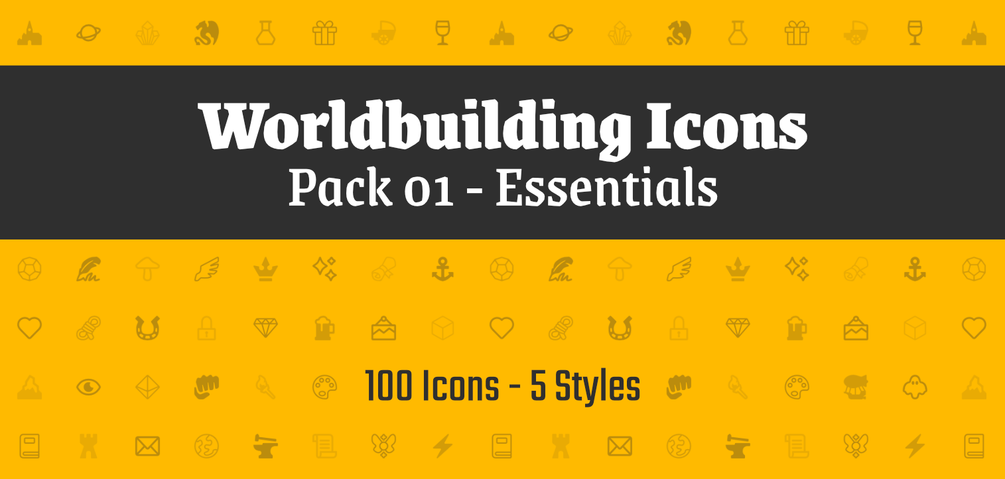 Worldbuilding Icons Pack 01 - Essentials