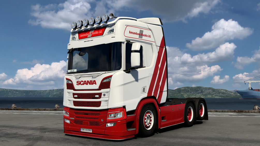 Scania R Amundsen Maskin AS (Ogulstad Edition) Skin