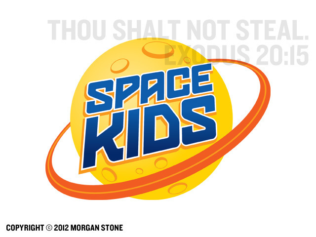 Space Kids Vector Logo Pack (JPG, EPS, PNG, TIF)