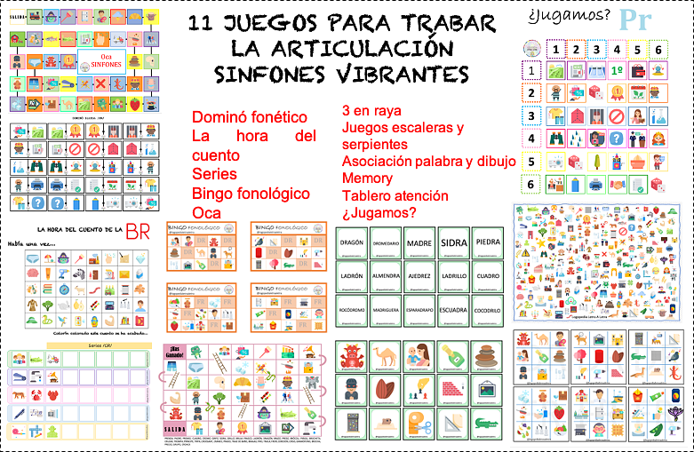 11 JUEGOS PARA TRABAJAR LOS SINFONES VIBRANTES