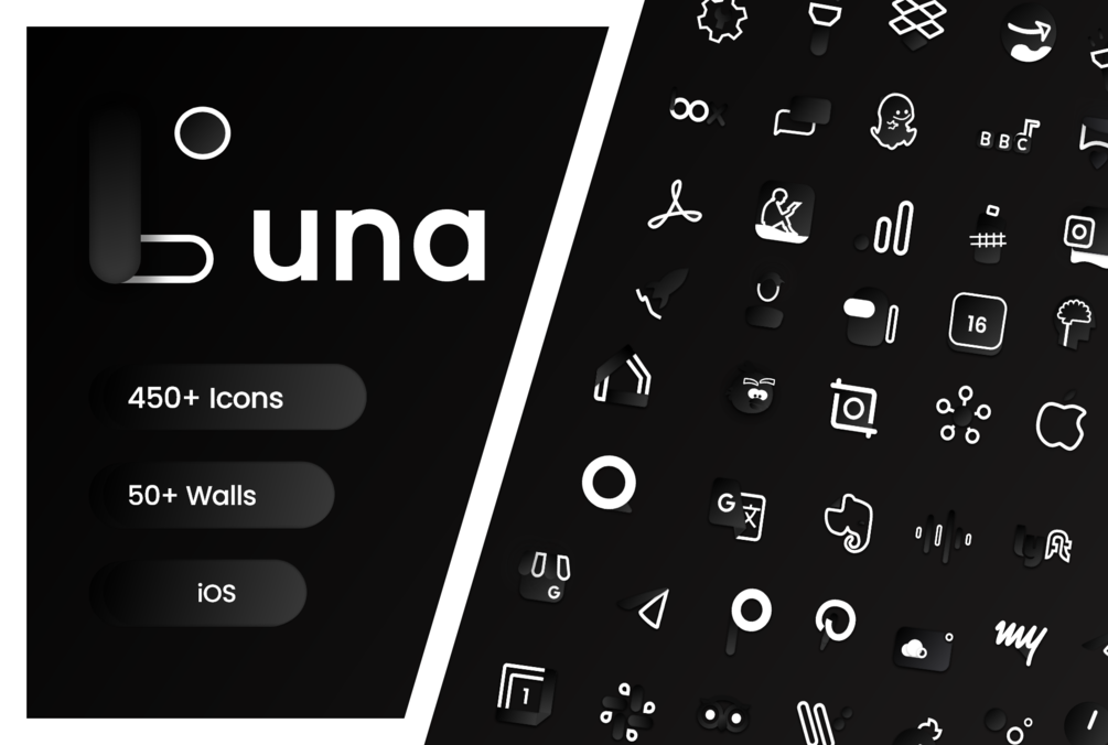 Luna icon pack (iOS)