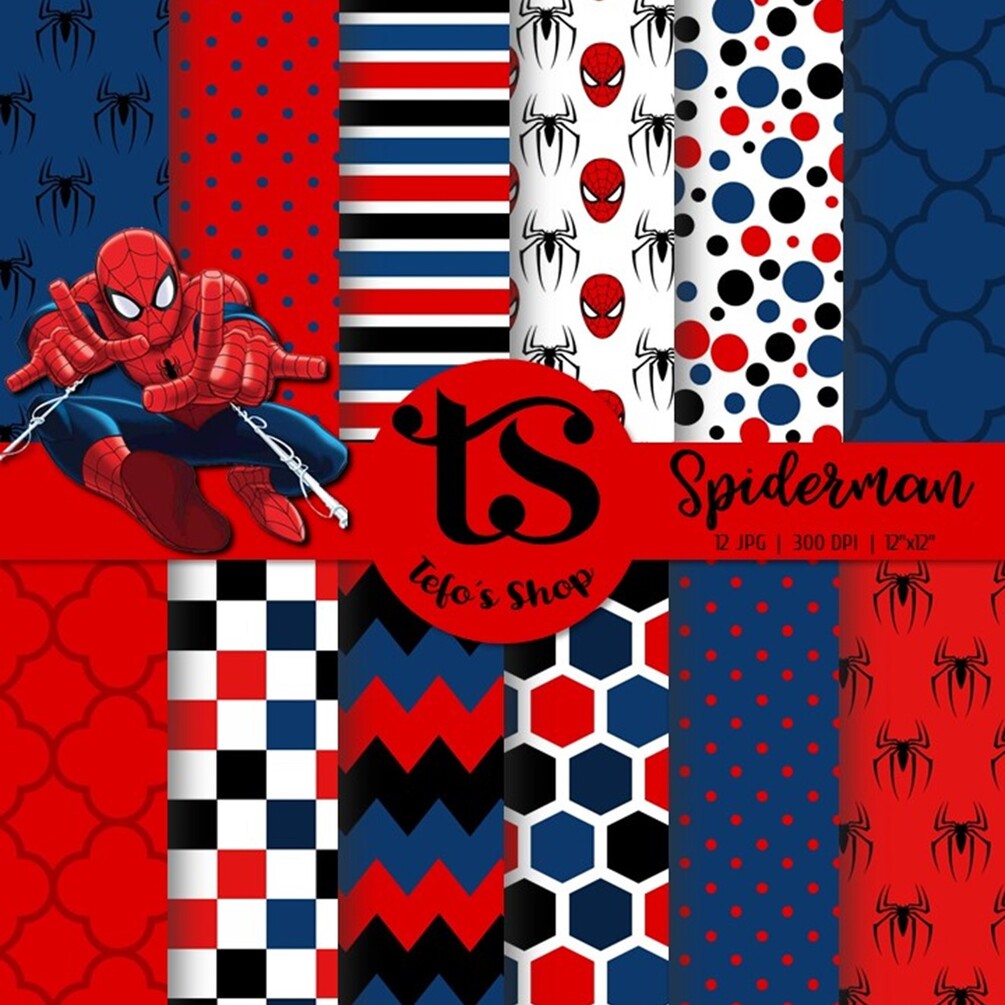SPIDERMAN | Papeles digitales | Paper pack