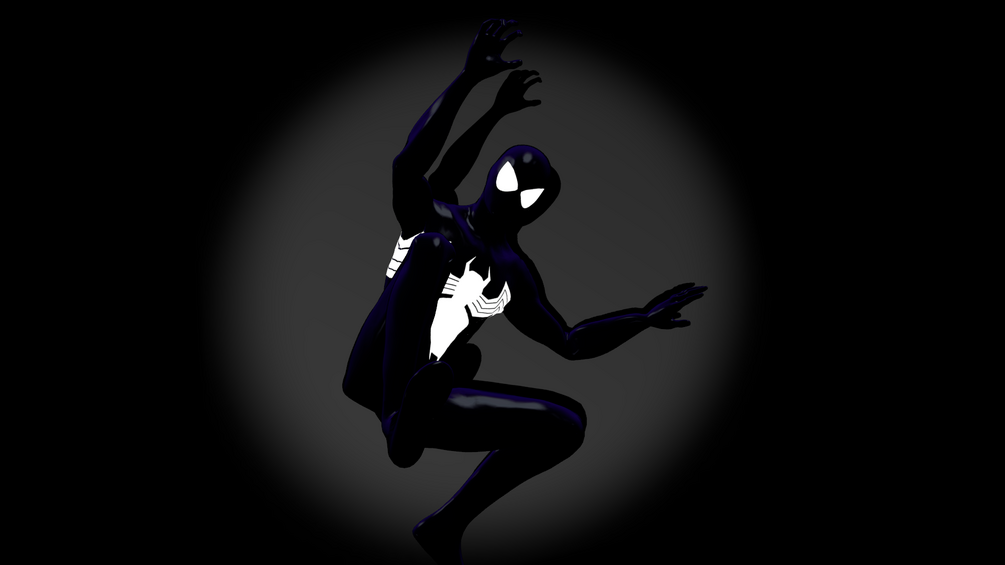 Ultimate Symbiote Spider-Man VRChat Model