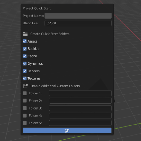 Blender Project Quick Start