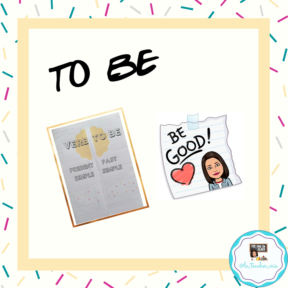Verb to be lapbook