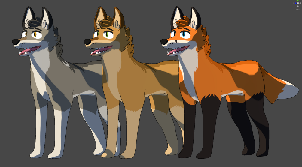 Quadruped Canine VRChat Avatar