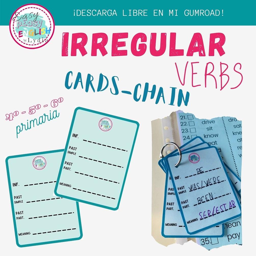 IRREGULAR VERBS CARDS-CHAIN