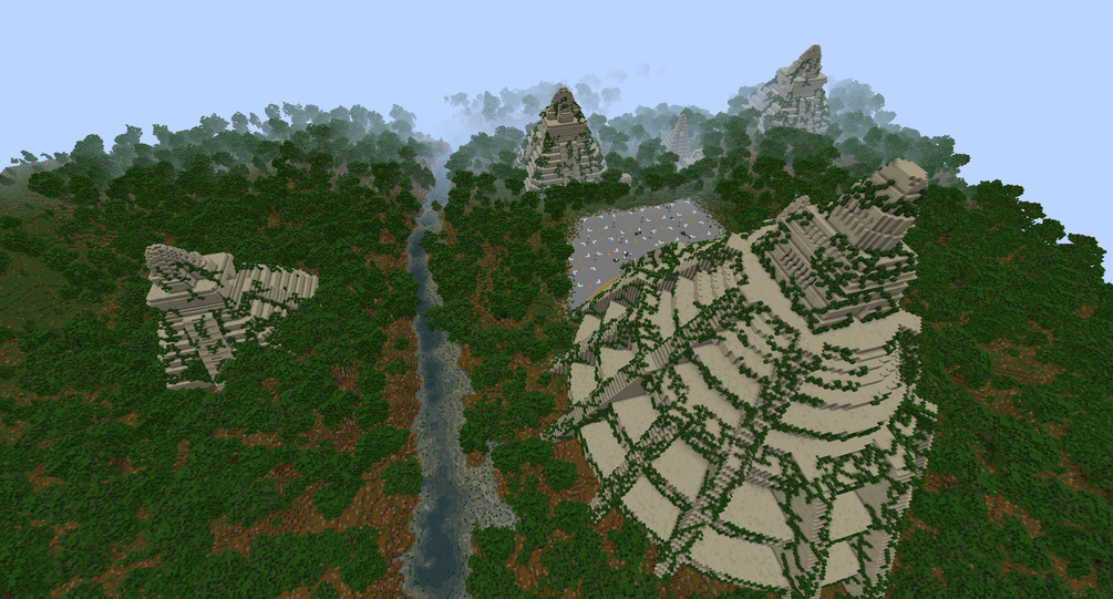 Minecraft Yavin IV Great Temple Rebel base + Ruins